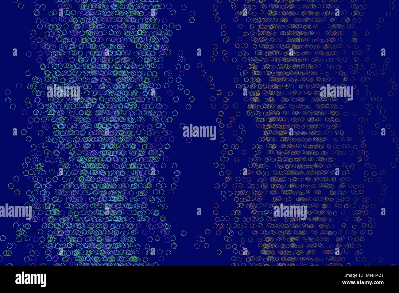 Background abstract pentagon pattern for design. Vector illustration ...