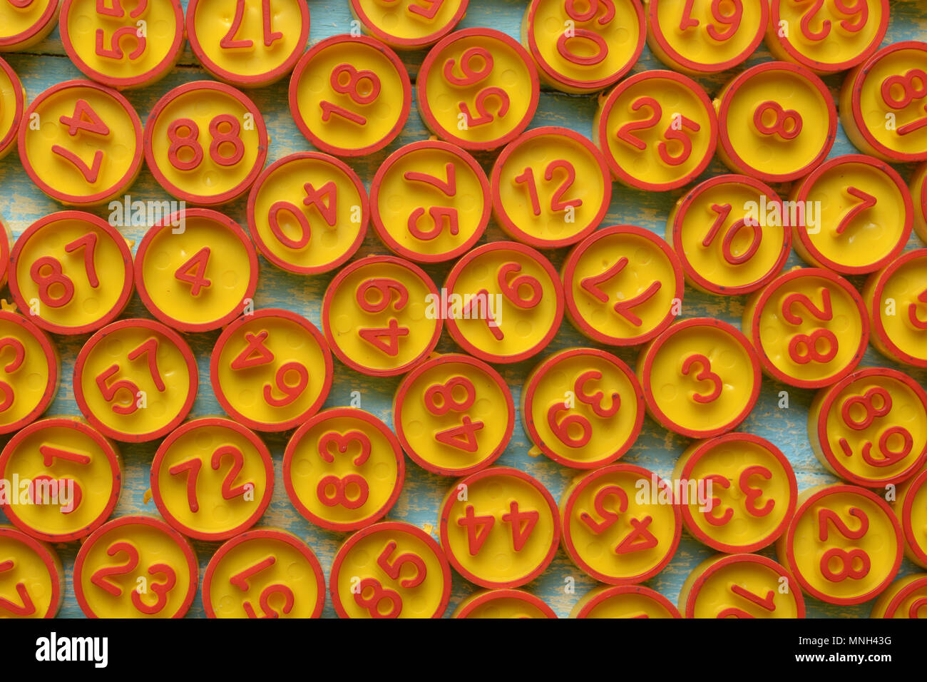 Tombola lottery numbers hi-res stock photography and images - Alamy
