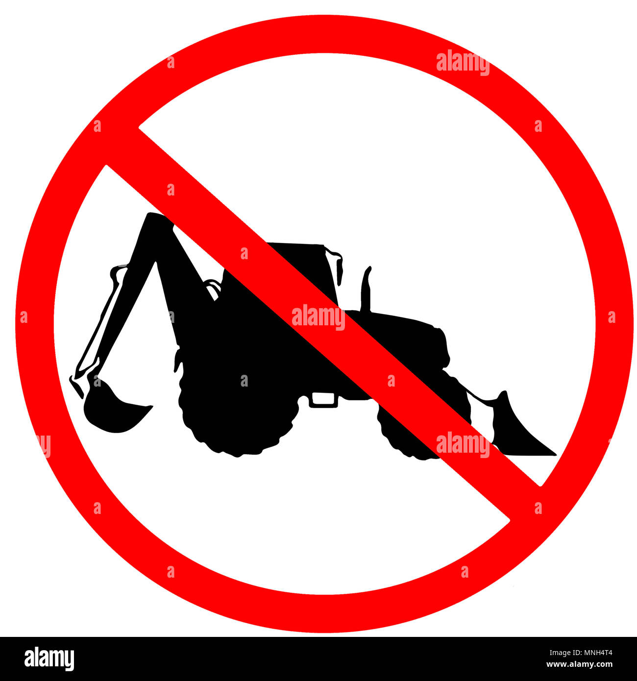 Outline Of Backhoe Loader High Resolution Stock Photography and Images ...