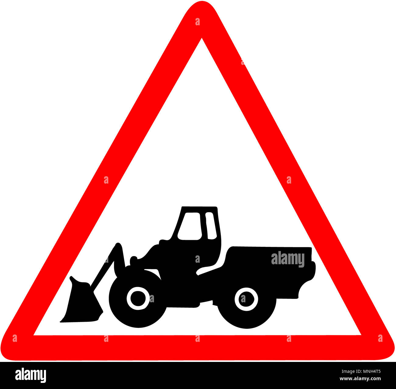 Outline Of Backhoe Loader High Resolution Stock Photography and Images ...
