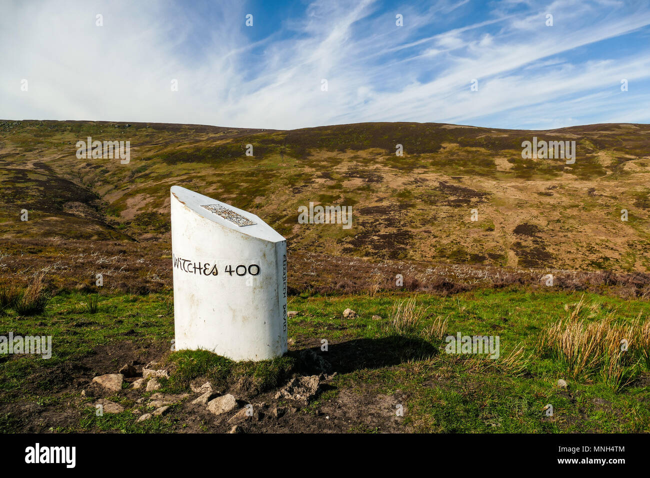 This is the number 6 marker memorial post to remember the 10 Pendle ...