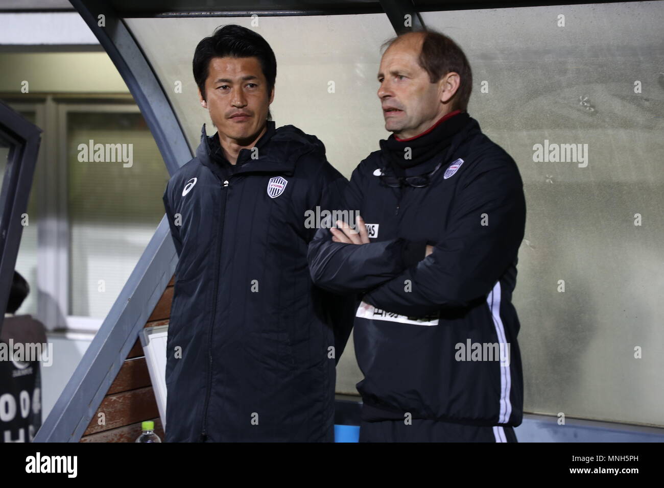 Chiba, Japan. 30th Mar, 2018. (L-R) Takayuki Yoshida, Gert Engels ...