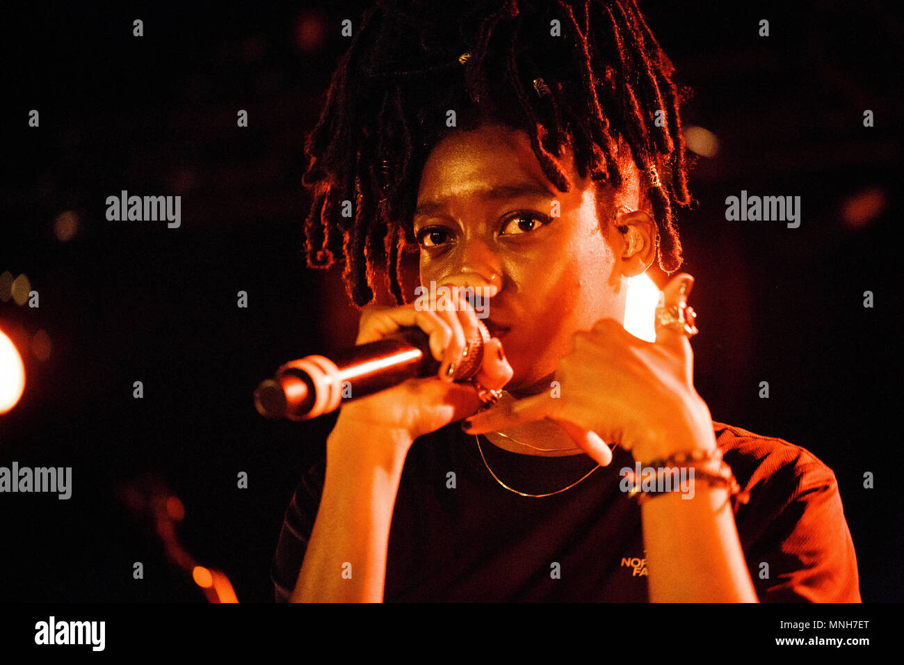 Denmark, Copenhagen - May 16, 2018. The English rapper and lyricist ...