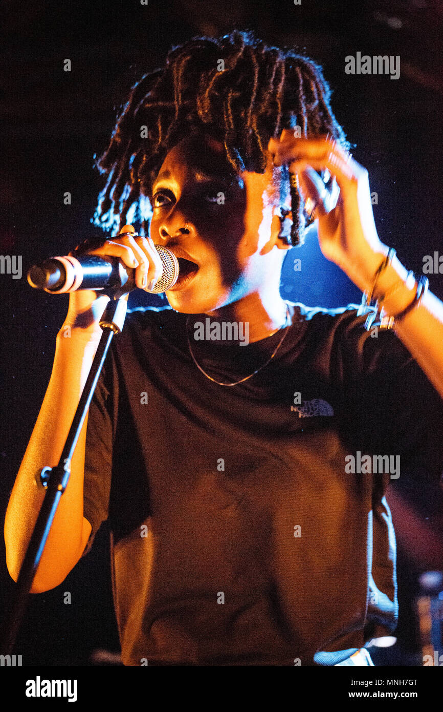 Denmark, Copenhagen - May 16, 2018. The English rapper and lyricist ...