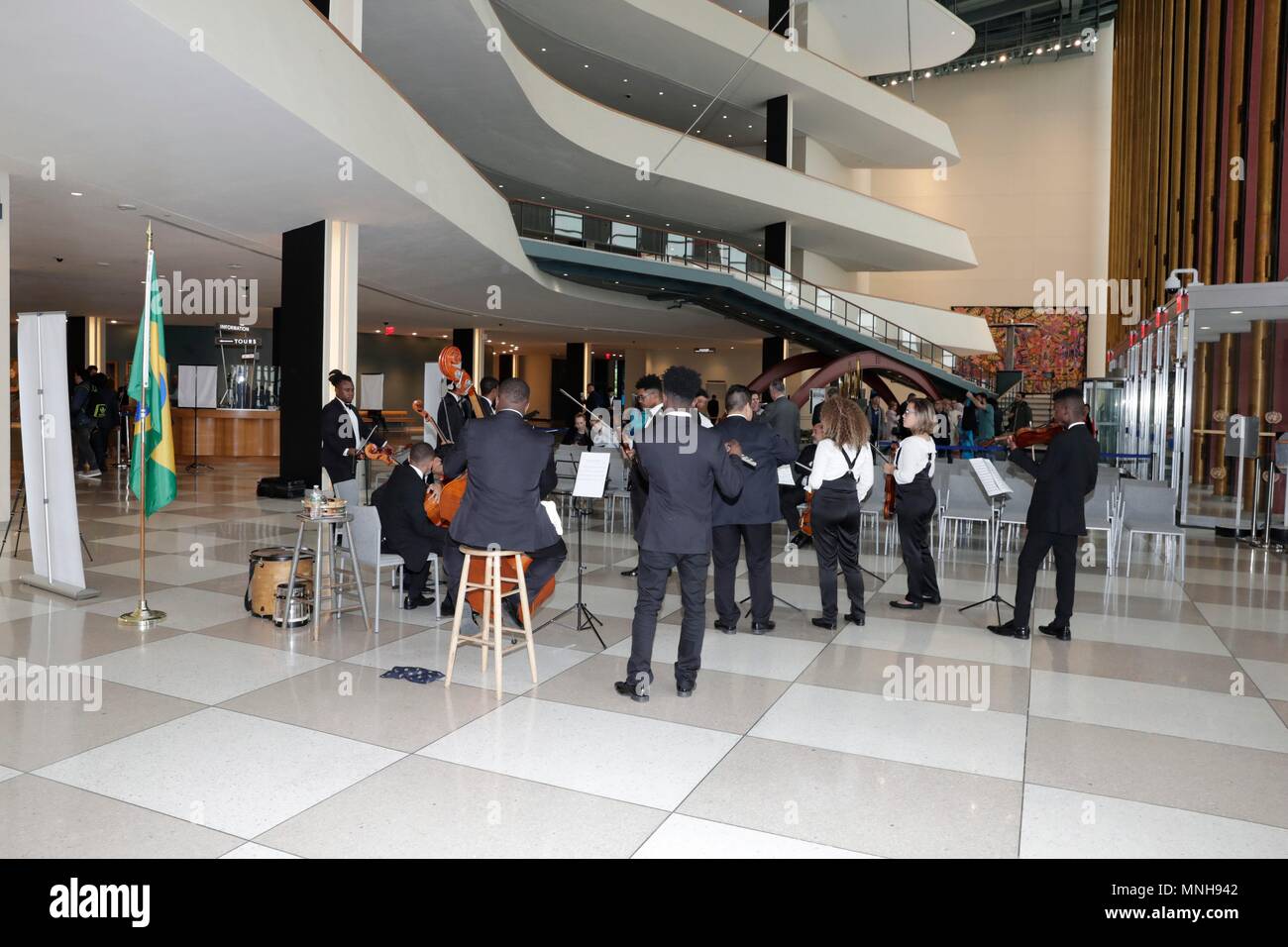 United Nations, New York, USA, May 17, 2018 - Brazilian Classical Music ...