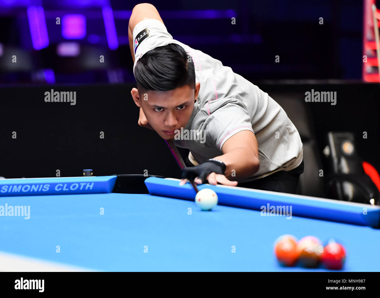 Shanghai, China. 17th May, 2018. Malaysia's Muhammad Almie during WORLD ...
