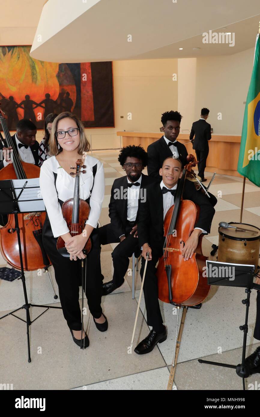 United Nations, New York, USA, May 17, 2018 - Brazilian Classical Music ...
