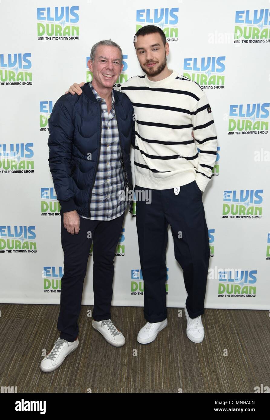 New York, NY, USA. 17th May, 2018. Elvis Duran, Liam Payne inside for ...