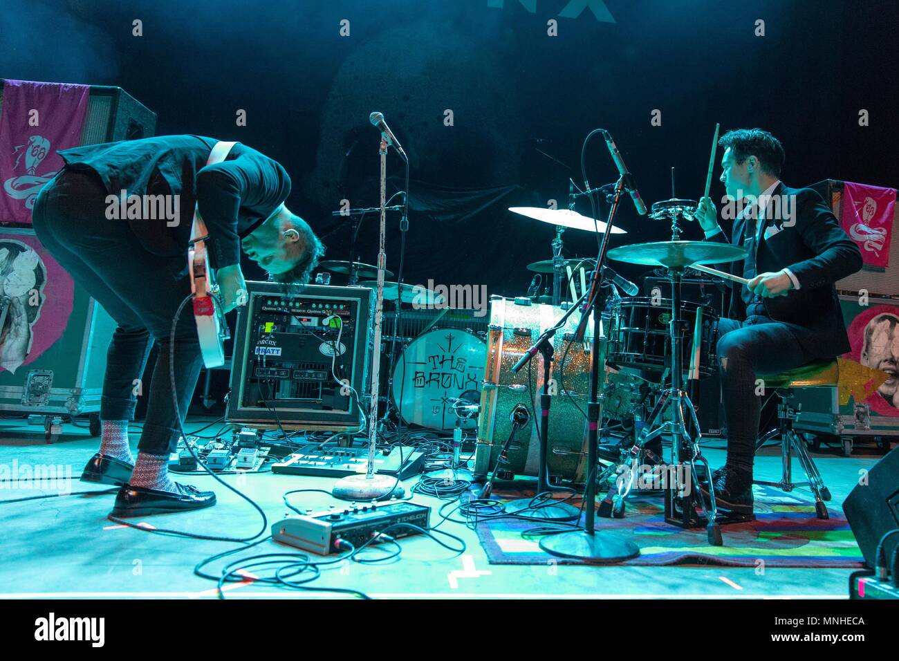 Madison, WIsconsin, USA. 15th May, 2018. JOSH SCOGIN and NIKKO YAMADA ...