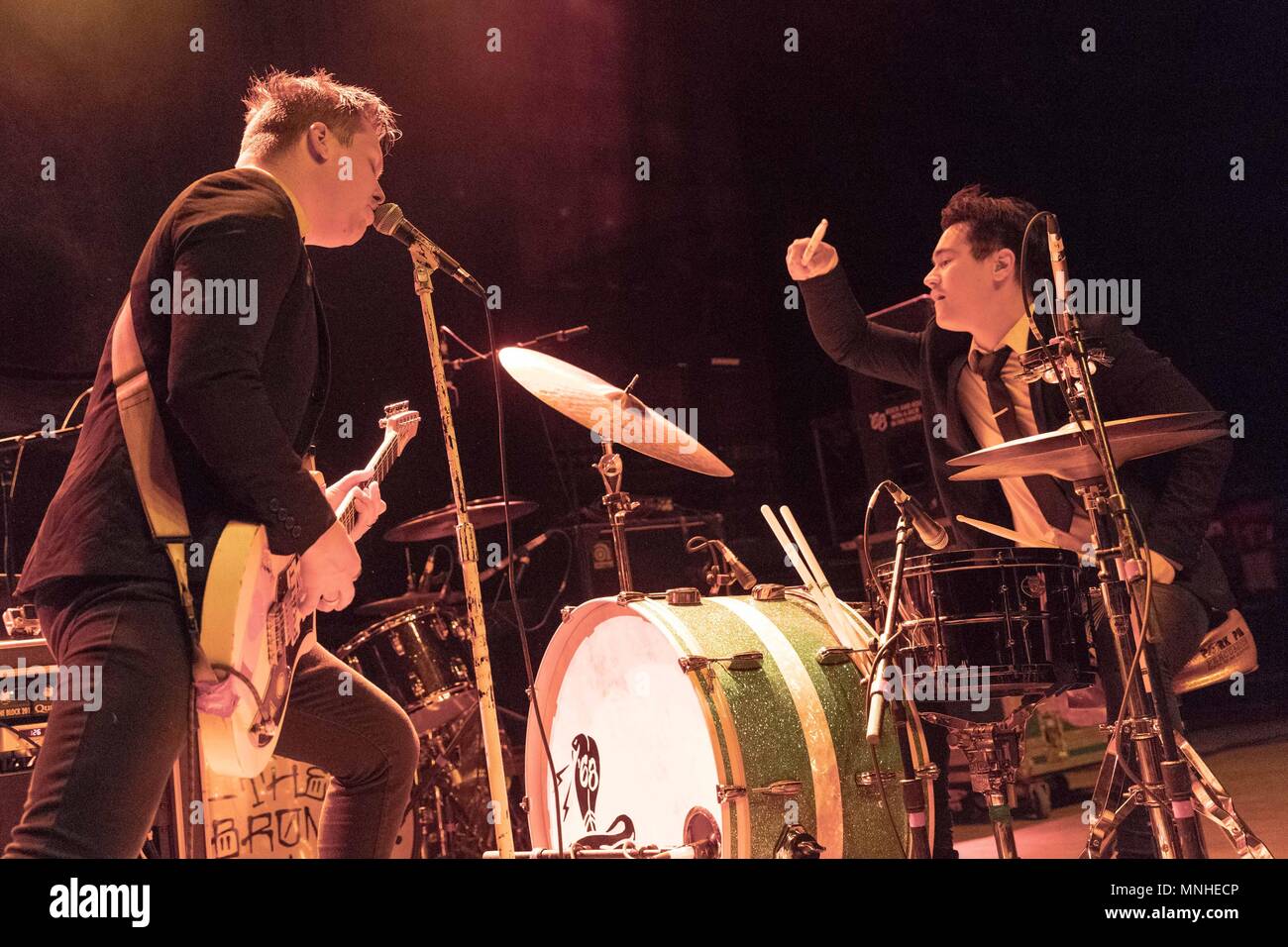 Madison, WIsconsin, USA. 15th May, 2018. JOSH SCOGIN and NIKKO YAMADA ...