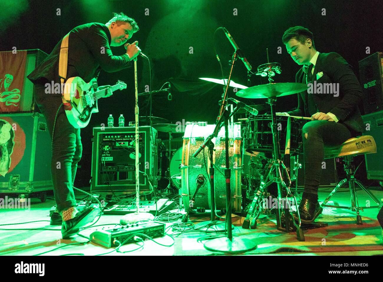 Madison, WIsconsin, USA. 15th May, 2018. JOSH SCOGIN and NIKKO YAMADA ...