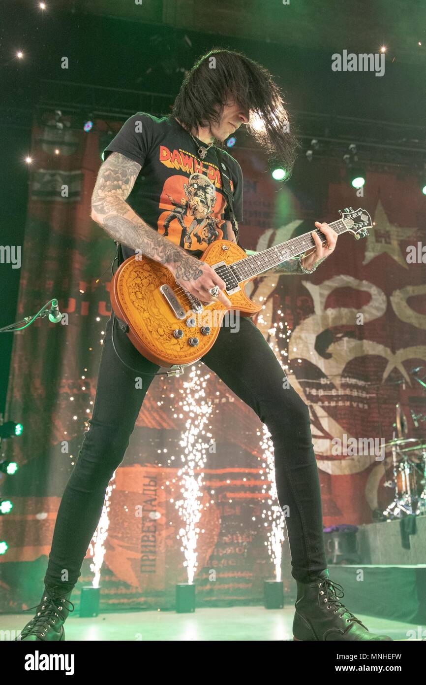 Madison, WIsconsin, USA. 15th May, 2018. CHRISTIAN MARTUCCI of Stone ...