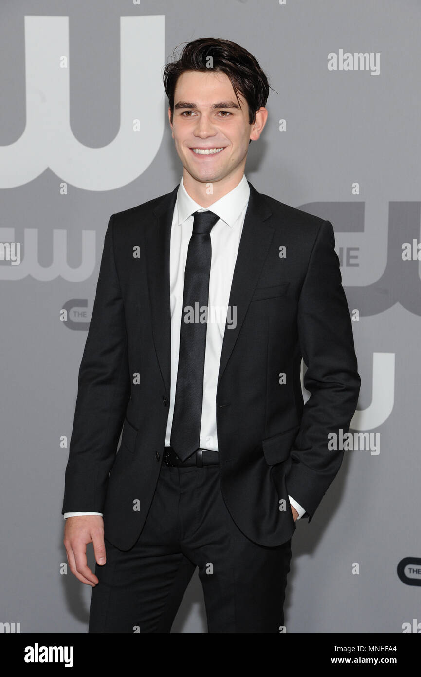 New York, NY, USA. 17th May, 2018. Casey Cott at the 2018 CW Network ...