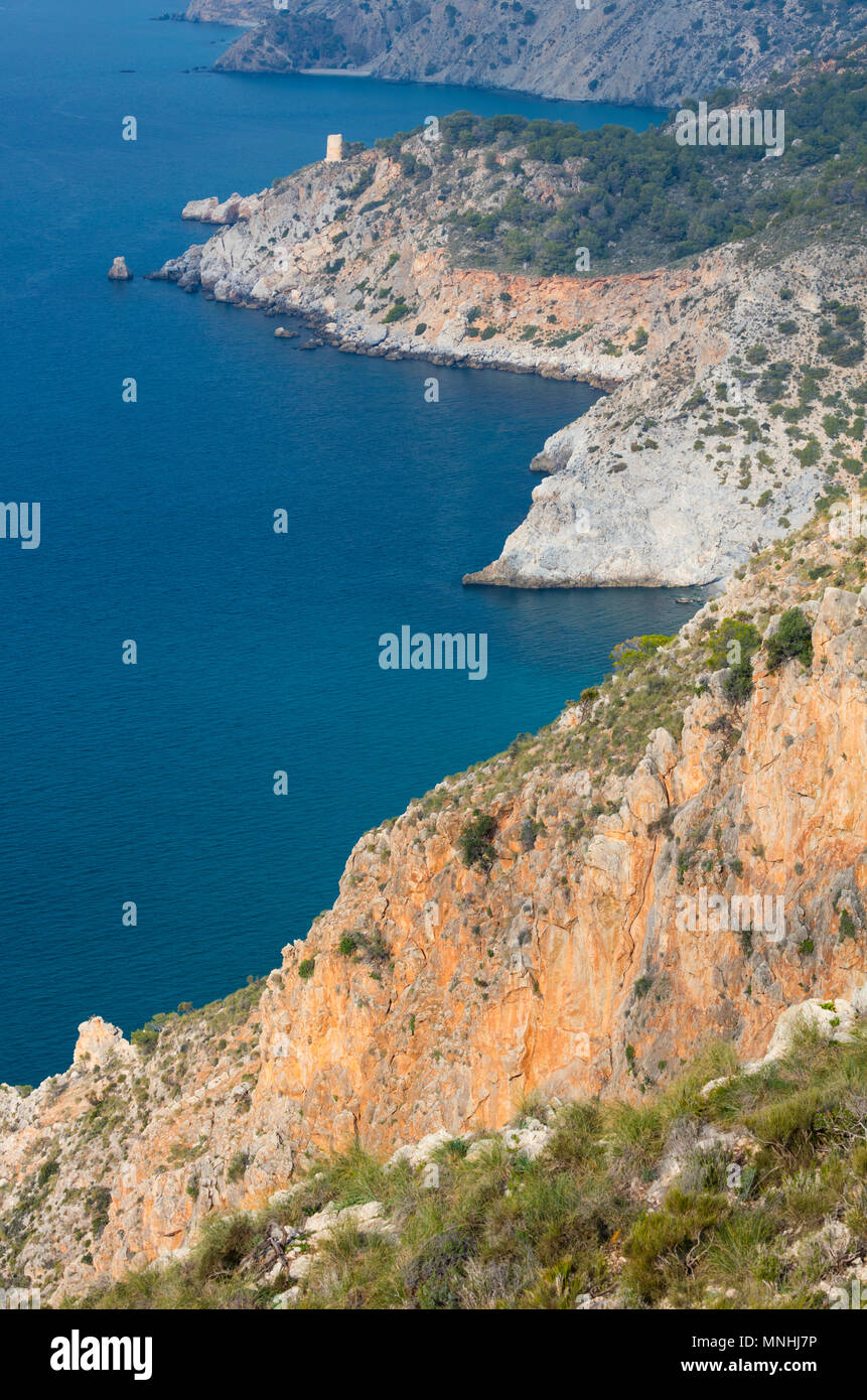Cliffs of Maro Cerro Gordo - Acantilados de Maro Cerro Gordo, Granada ...