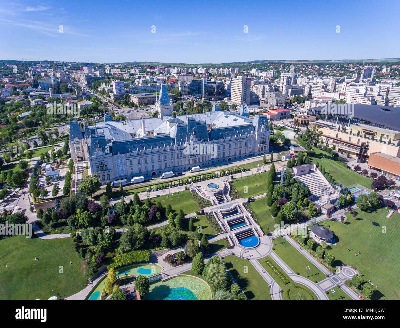 Iasi city centre, Moldova, Romania Stock Photo - Alamy