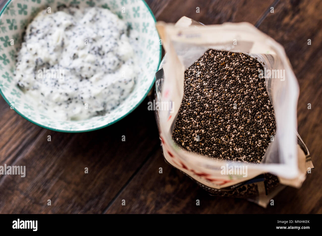 Chia seeds in package hi-res stock photography and images - Alamy