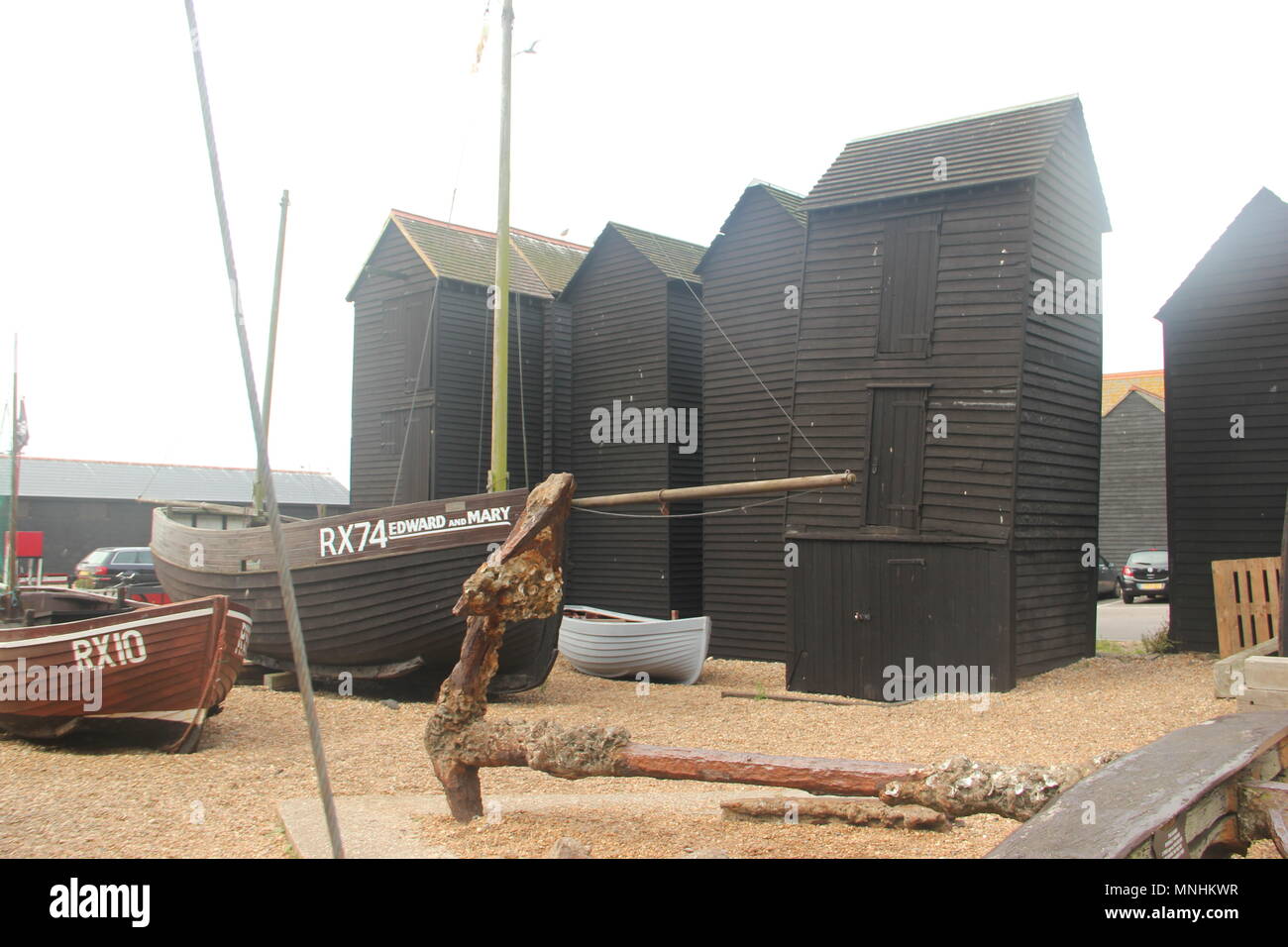 Fishing huts net on hi-res stock photography and images - Alamy