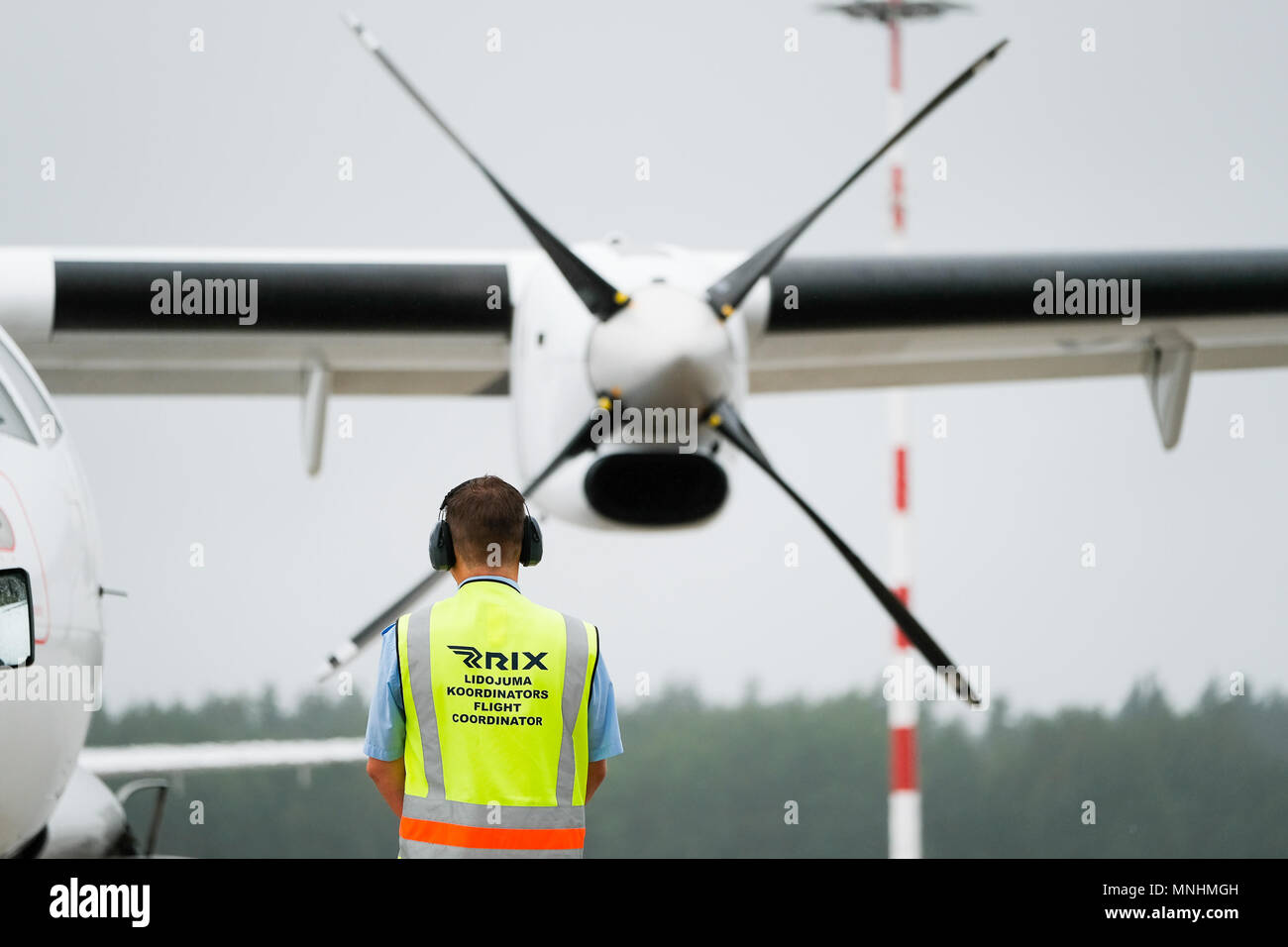 Watching airplane hi-res stock photography and images - Alamy