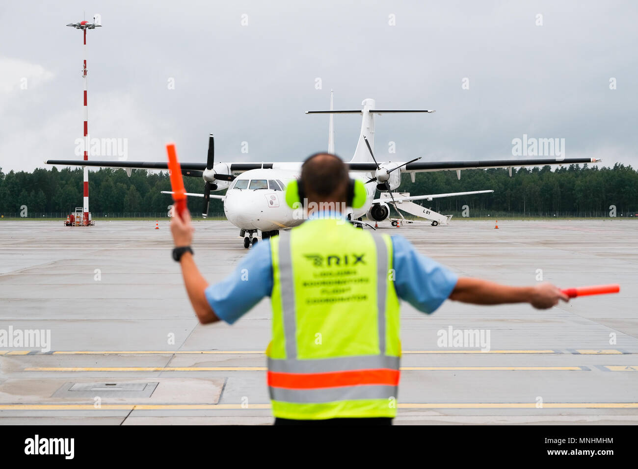 Riga airport hi-res stock photography and images - Alamy