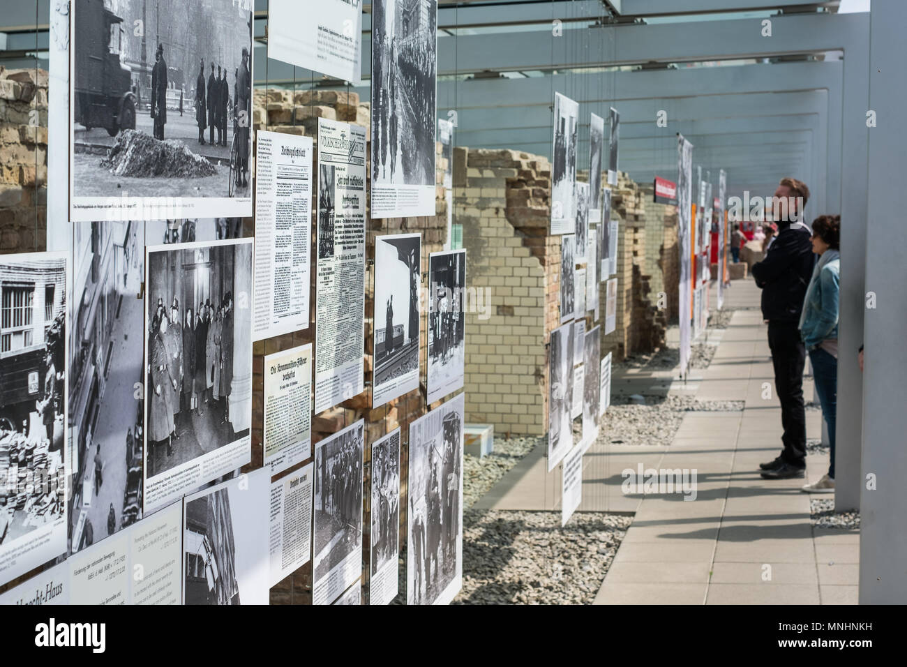 Berlin, Germany - may, 2018: People at the Topography of Terror (German ...
