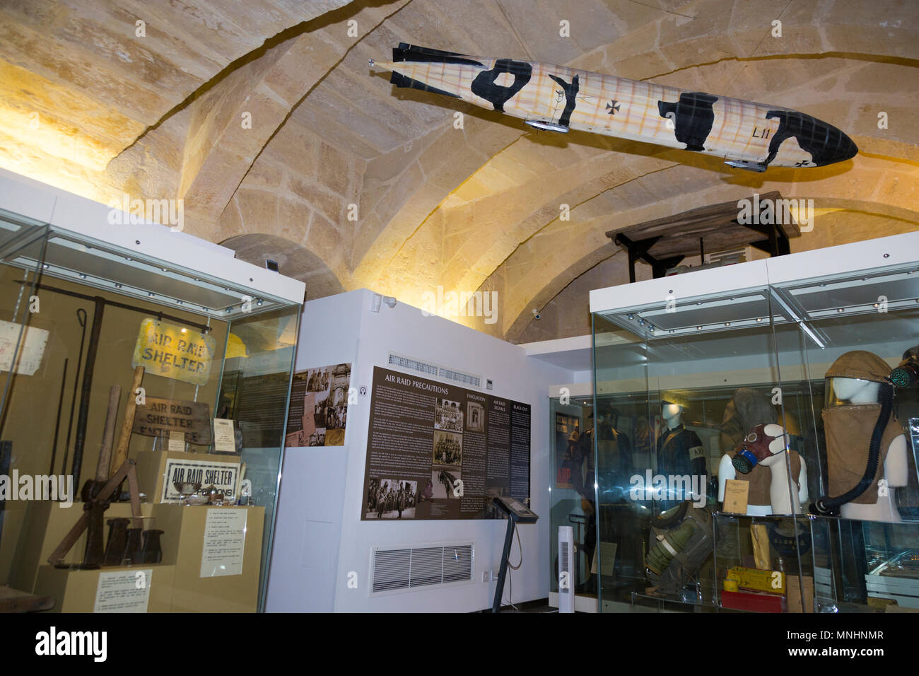 Exhibit / display – including model of German airship – of exhibits ...