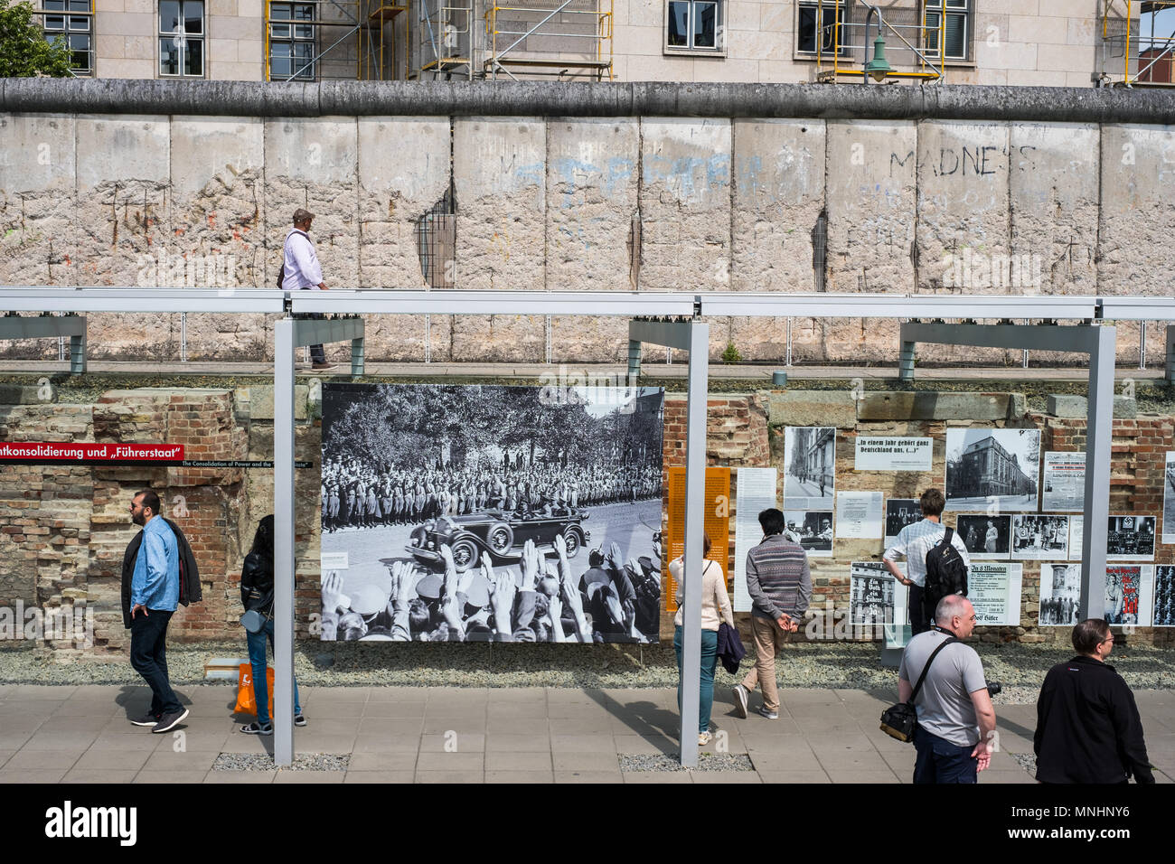 Berlin, Germany - may, 2018: People at the Topography of Terror (German ...