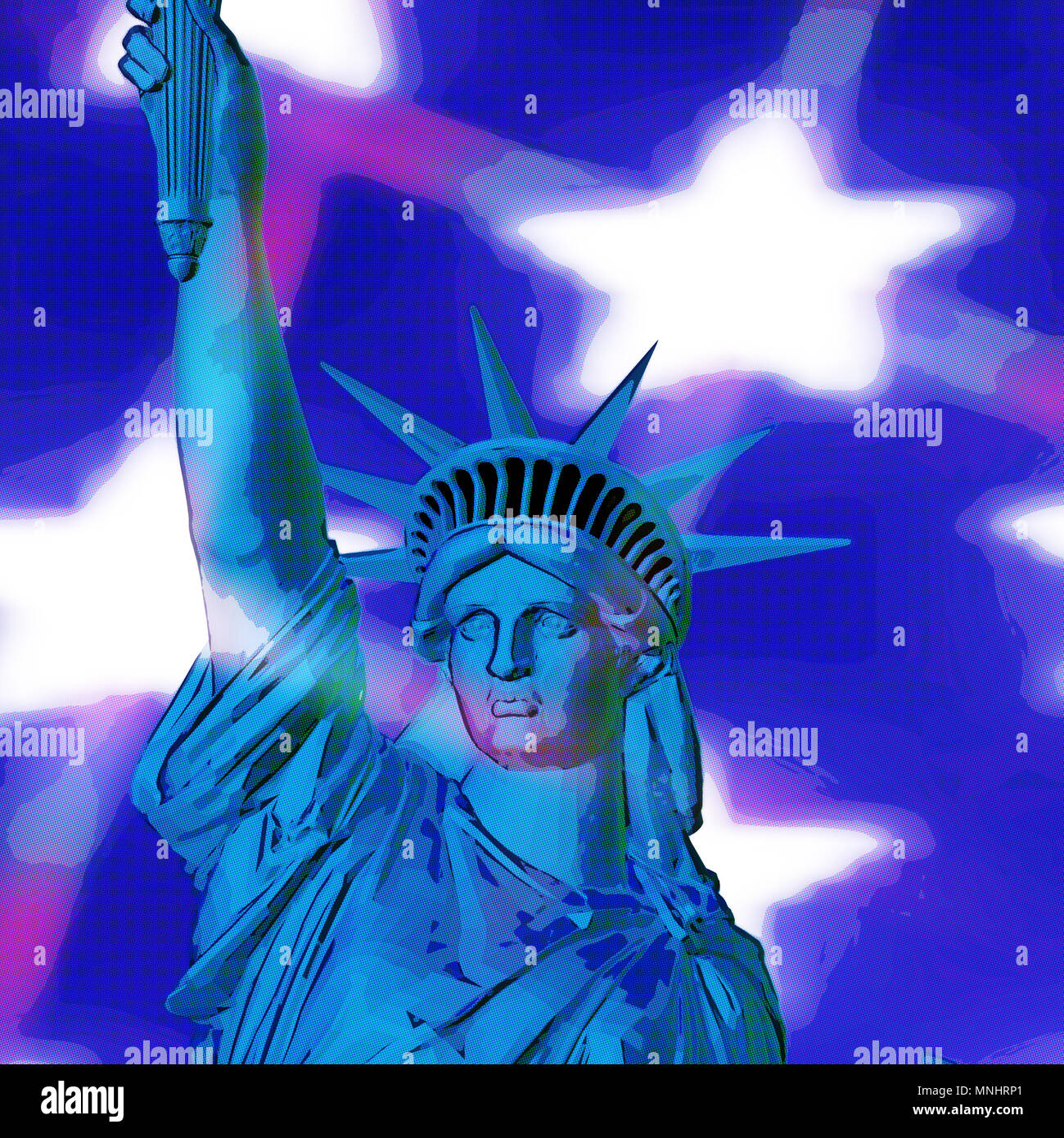 3D Rendering of the Statue of Liberty Stock Photo - Alamy