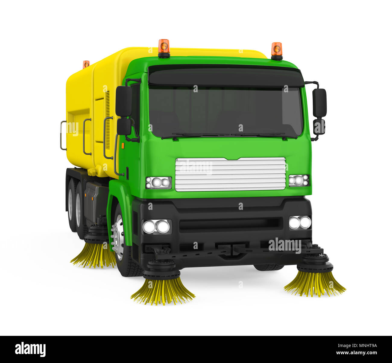 City cleaning machine Cut Out Stock Images & Pictures - Alamy