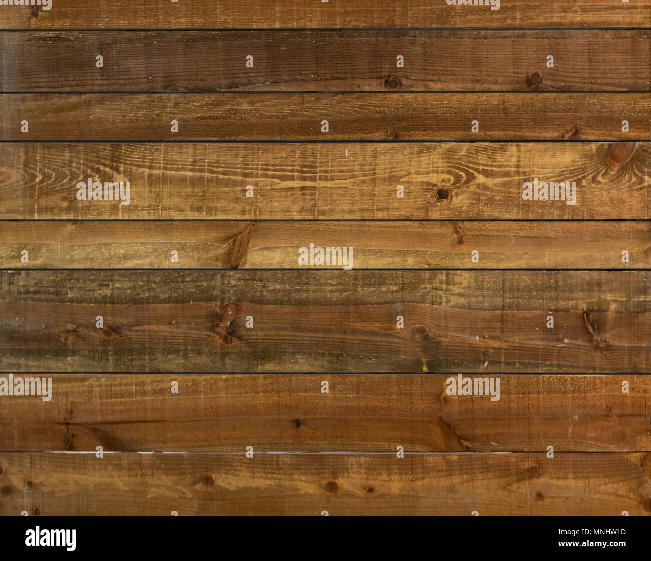 Horizontal brown wooden planks hi-res stock photography and images - Alamy
