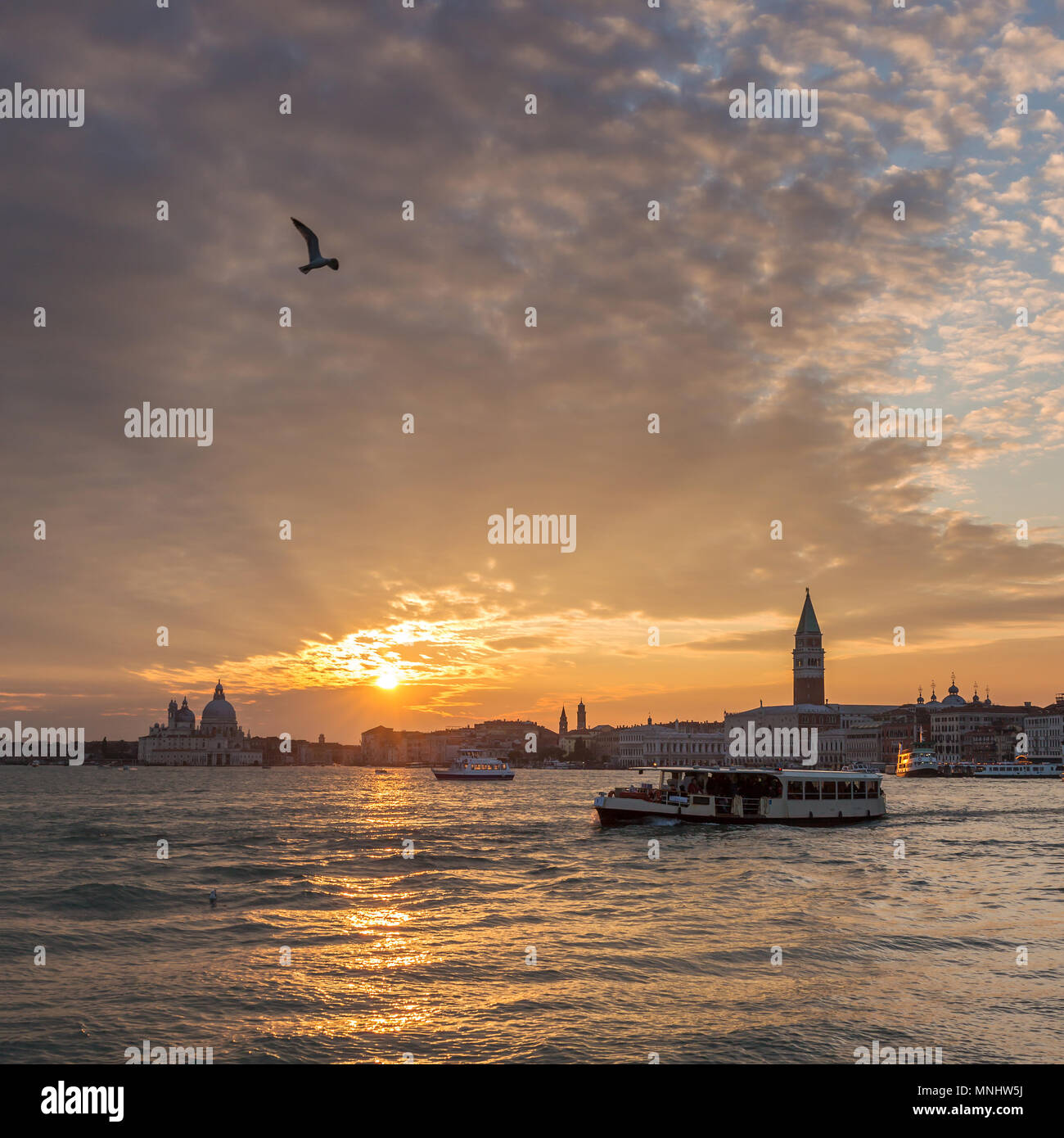 Venetian sunset venice italy hi-res stock photography and images - Alamy