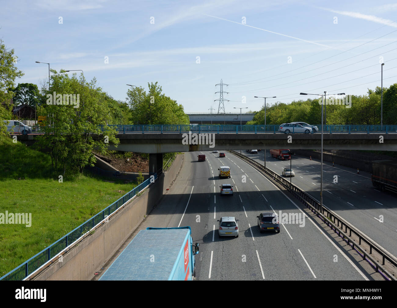 M60 motorway j17 hi-res stock photography and images - Alamy