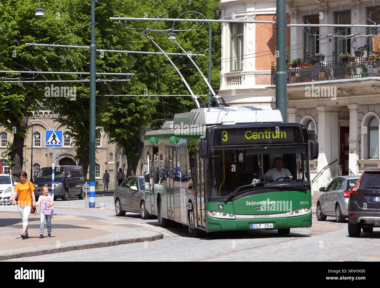Trolley bus eco friendly green vehicle hi-res stock photography and ...