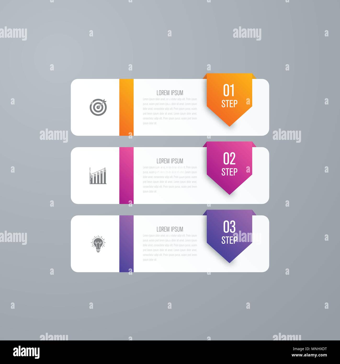 Vector illustration infographics 3 options Stock Vector Image & Art - Alamy