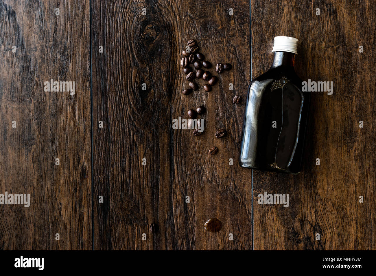Cold brew coffee in a bottle. Organic beverage Stock Photo - Alamy