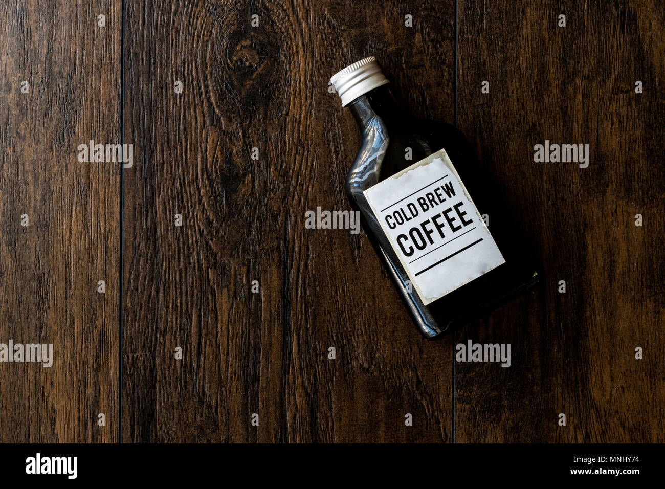 Cold brew coffee in a bottle. Organic beverage Stock Photo - Alamy