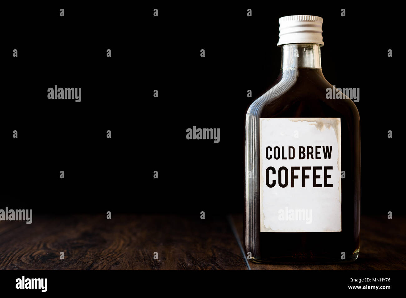 Cold brew coffee in a bottle. Organic beverage Stock Photo - Alamy