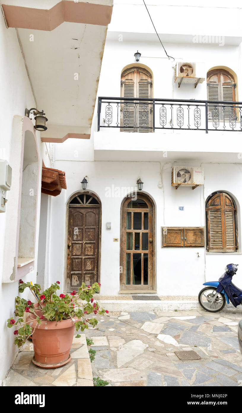 street of Crete Stock Photo - Alamy