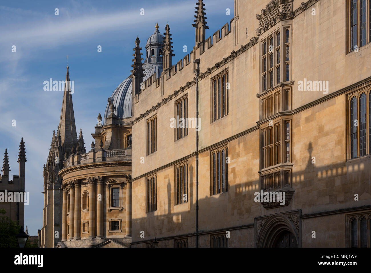 The Old Bodleian Library, Radcliffe Camera and University Church ...