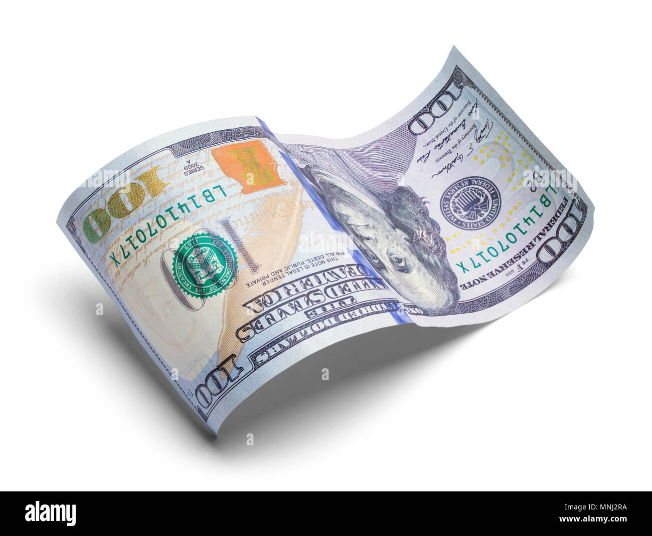 100 dollar note background hi-res stock photography and images - Alamy