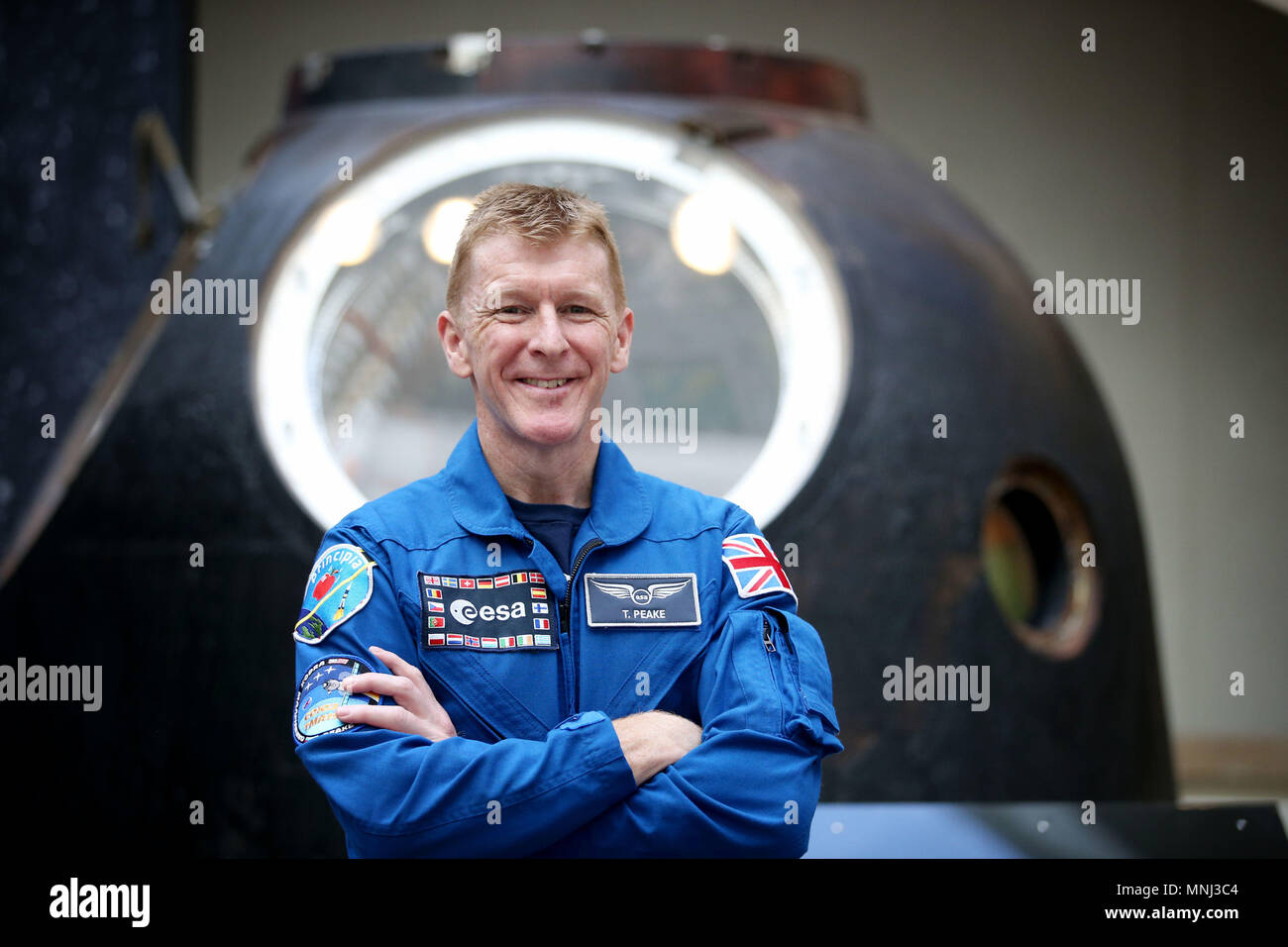 New exhibition features soyuz tma 19m descent module hi-res stock ...