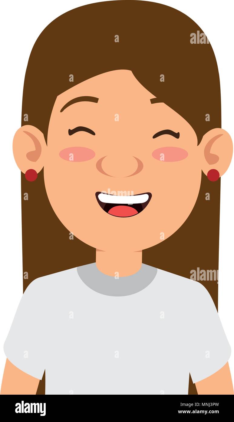 cute happy mother character Stock Vector Image & Art - Alamy