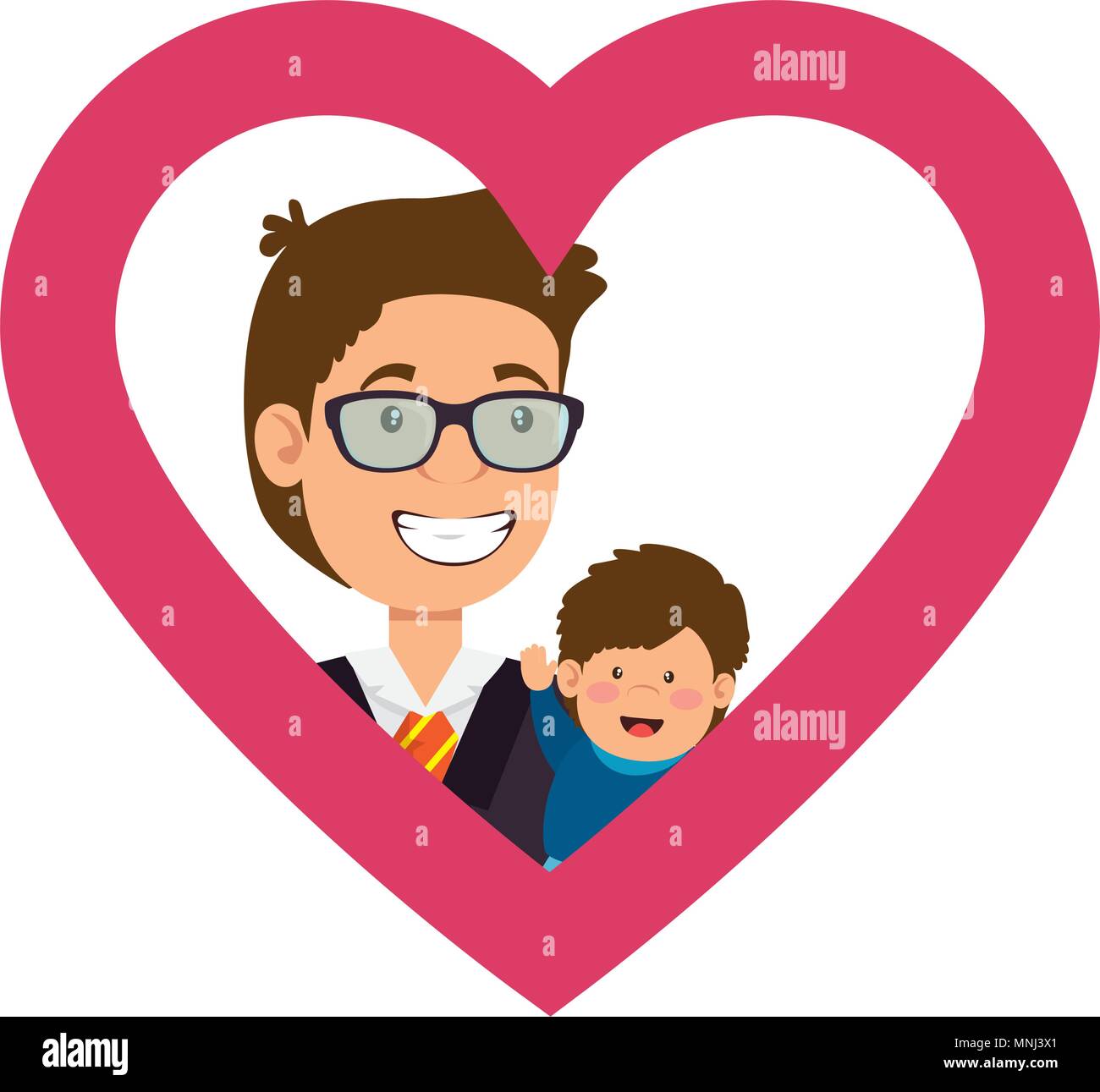 cute father lifting baby in heart Stock Vector Image & Art - Alamy