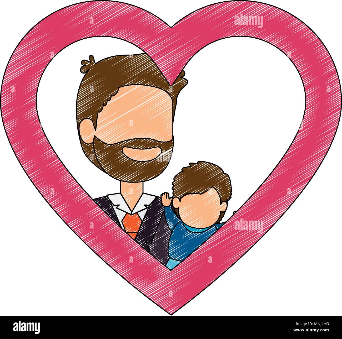 cute father lifting baby in heart Stock Vector Image & Art - Alamy