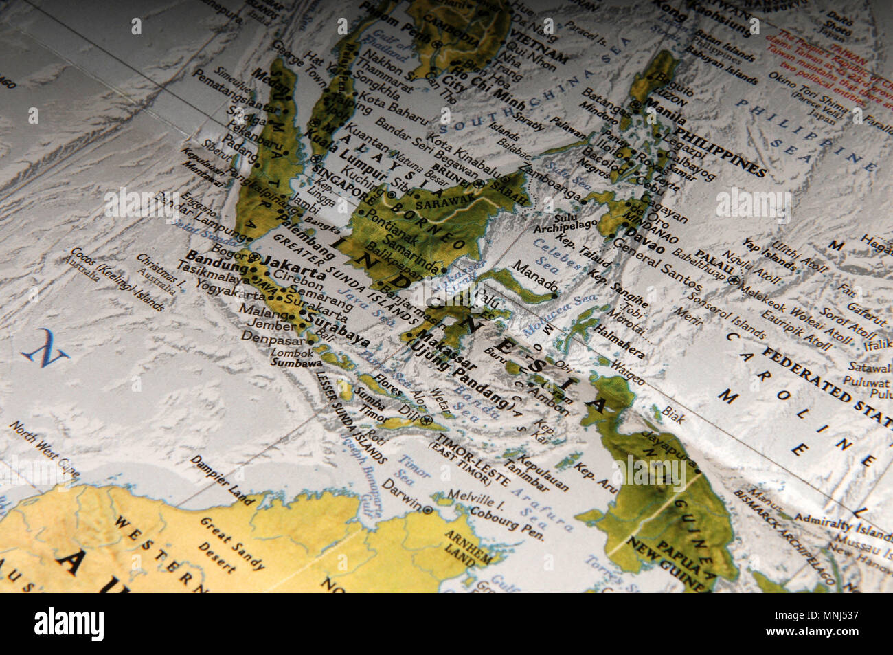 India pakistan border map hi-res stock photography and images - Alamy