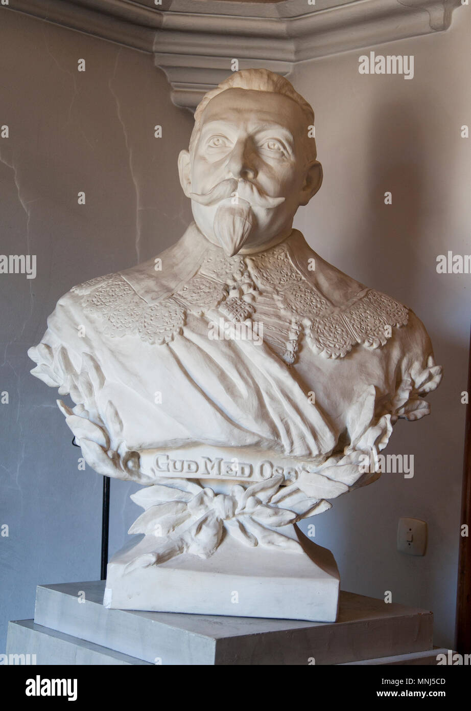 GUSTAV II ADOLF Swedish king sculpture in church with his name in ...