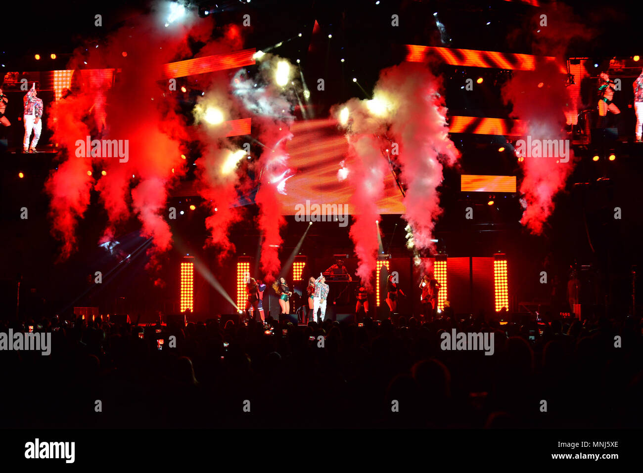 performs at Miami Bash 2018 at American Airlines Arena on April 14 ...