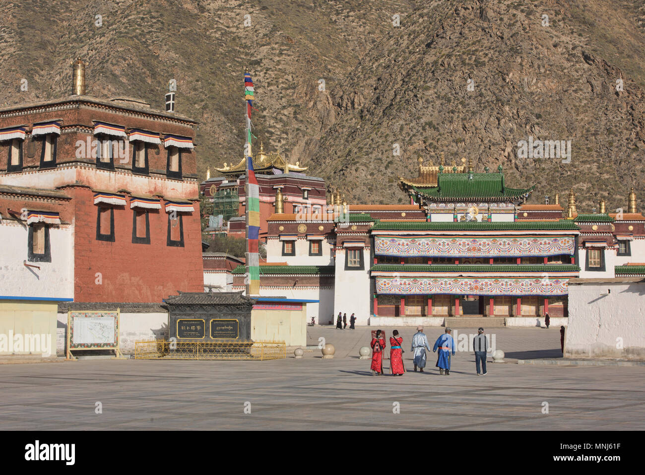 Labrang monastery architecture hi-res stock photography and images - Alamy
