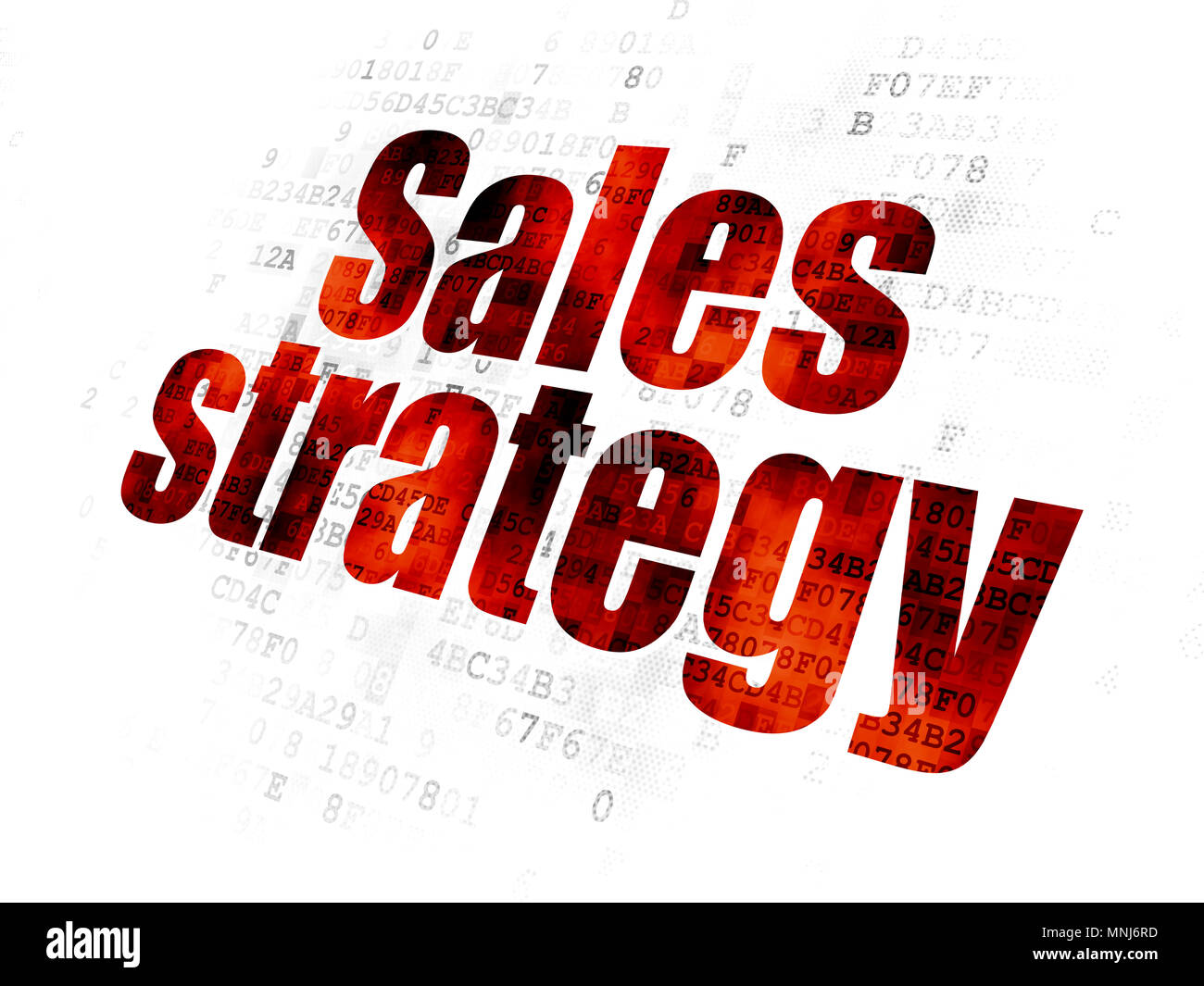 Marketing concept: Sales Strategy on Digital background Stock Photo - Alamy