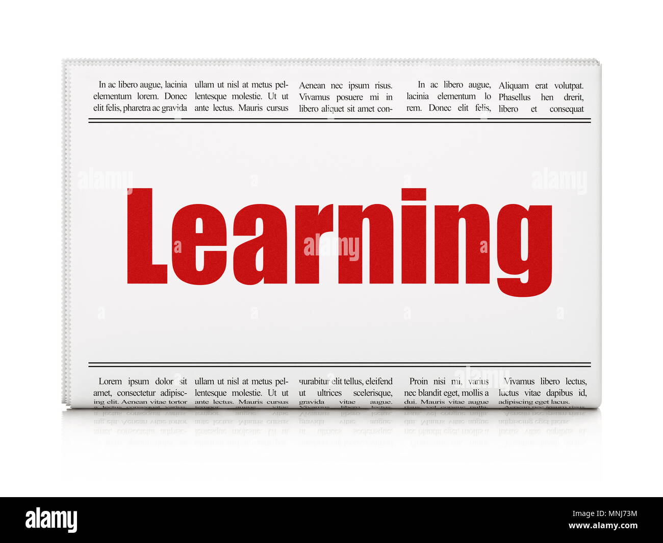 Studying concept newspaper headline hi-res stock photography and images ...