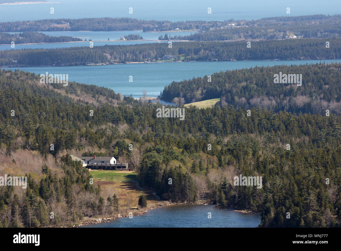 Jordan pond house acadia hi-res stock photography and images - Alamy